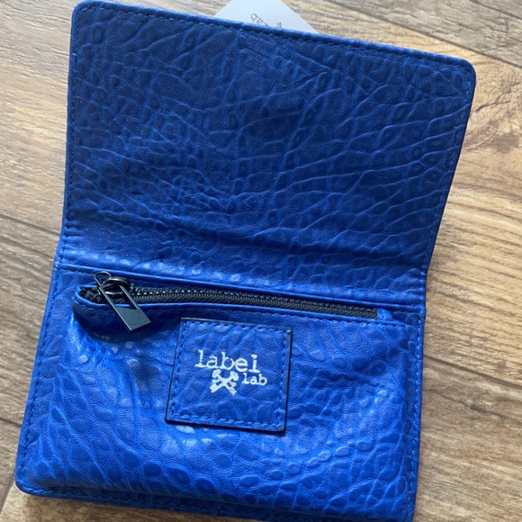 label lab | Bags | Nwt Label Lab Blue Wallet | Poshmark